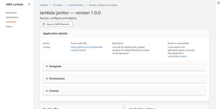 A Serverless Application to Clean Up Old Deployment Packages - Lumigo