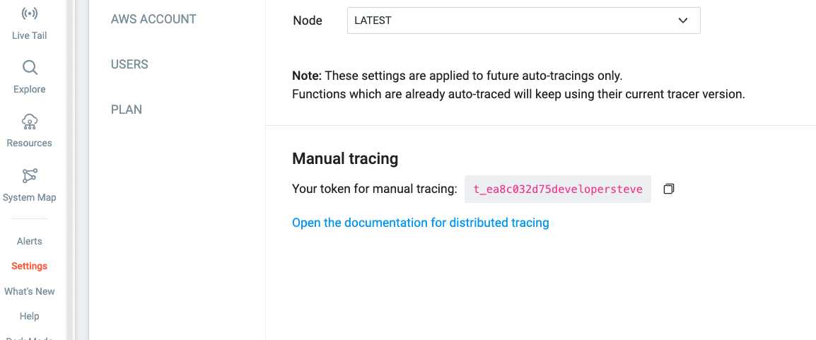 Trace and Observe AWS ECS