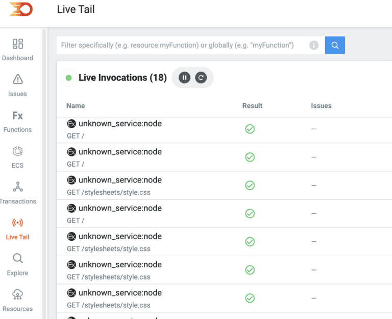 ExpressJS Container Debugging - Lumigo