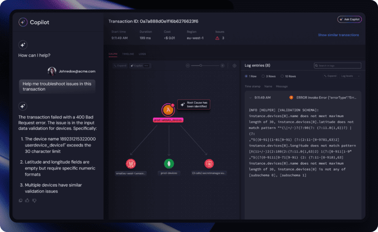Lumigo - Microservice Monitoring and Troubleshooting Platform